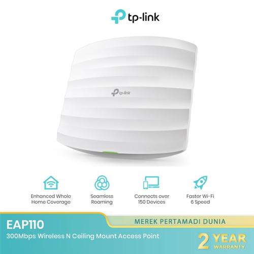 Jual TP-LINK EAP110 300MBPS WIRELESS N CEILING MOUNT ACCESS POINT ...