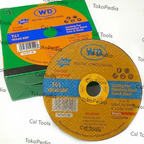 Jual Batu Gerinda WD 4" /WD Cutting Wheel 4" inch - Mata Gerinda WD 4 x ...