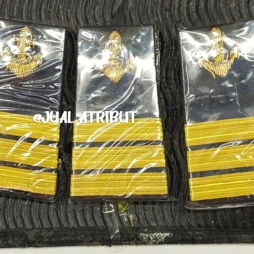 Jual Evolet pangkat epolet JANGKAR PELAUT pelayaran strip 1 2 3 4 ...