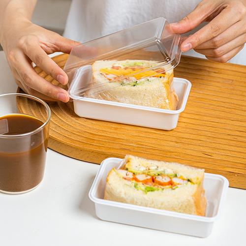 Promo Mika Tray Sandwich Tempat Roti Kotak Kue Toast Box korea Sandwich ...