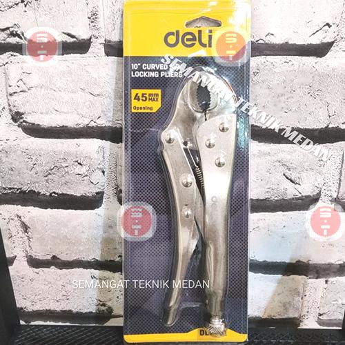 Jual TANG BUAYA JEPIT BAIS VICE GRIP LOCKING PLIERS BULAT 10" DELI ...