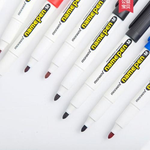 Jual Monami Name Pen.M Permanent Marker 2mm | Spidol Permanen - Biru ...