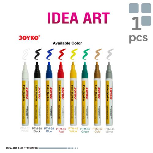 Jual Joyko Paint Marker Color Spidol Cat Permanen Warna - PTM - Biru ...