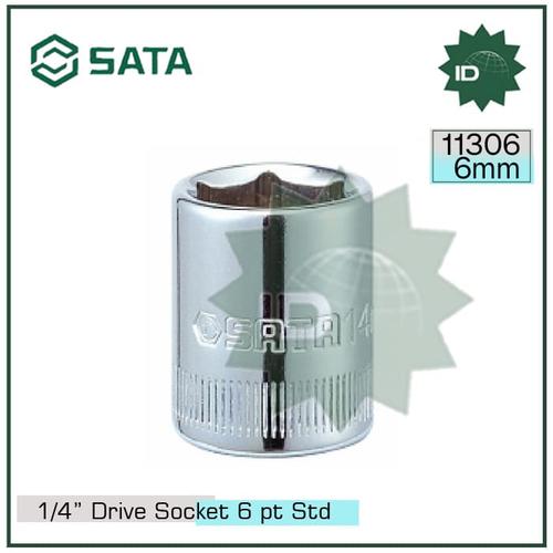 Jual SOCKET 11306 1/4" DR. 6PT. SOCKET 6MM SATA - Jakarta Barat - JAYA ...