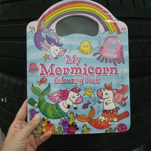 Jual buku impor mewarnai anak my mermicorn colouring book - Jakarta ...