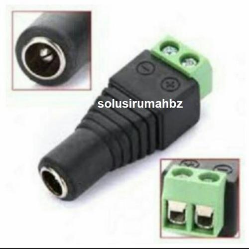 Jual KONECTOR DC FEMALE POWER JACK ADAPTOR KE LISTRIK sambungan jek ...