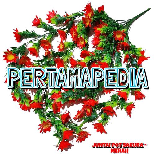 Jual Daun Bunga Palsu/ Daun Bunga Rambat/ Daun Bunga Plastik - Merah ...