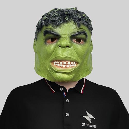 Jual Topeng Halloween Cosplay Super Hero Hulk Latex Maks - Kota ...