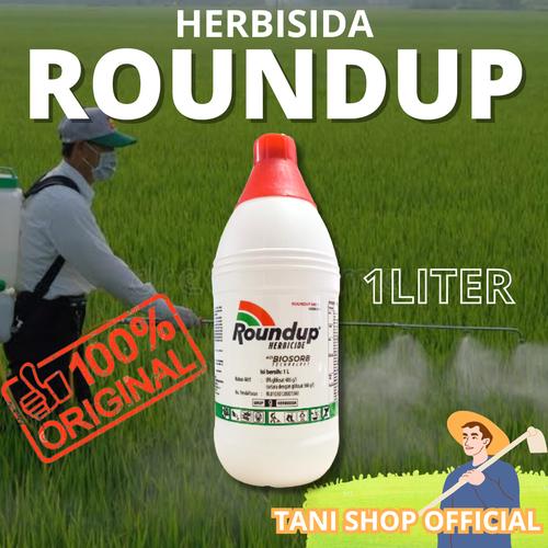 Jual herbisida racun rumput roundup 1 liter basmi rumput lalang sampai ...