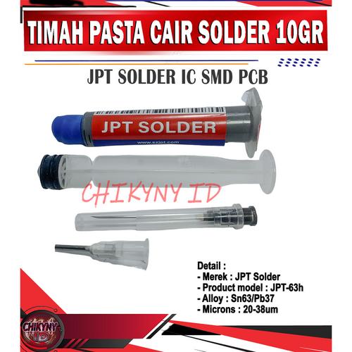 Jual TIMAH PASTA CAIR SOLDER 10GR TIMAH SOLDERING JPT IC SMD PCB - Kab. Madiun - CHIKYNY ID ...