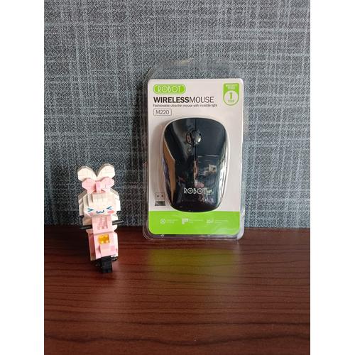Jual mouse wireless robot m220 mouse wireless optical - Kota Serang ...