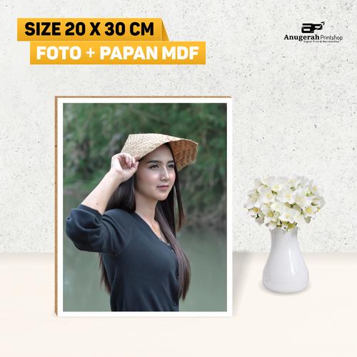 Jual Cetak Foto MDF 10r Sudah Di Bingkai |Cetak Foto MDF Jumbo 20x30 Cm ...