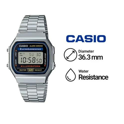 Jual Casio Vintage A168WA-1W Jam Tangan Unisex Digital Retro - Jakarta ...