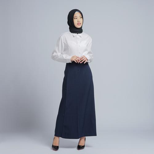 Jual Rok kerja wanita syakira by azkia pinggang full karet model A ...