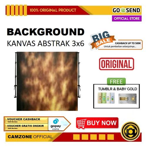 Jual Background kanvas abstrak 3x6 kain portable lipat backdrop layar ...