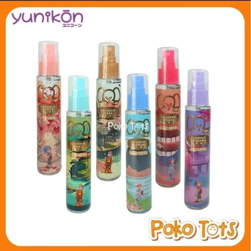 Jual PARFUM YUNIKON BODY MIST JAPANESE NETTO 100 ML - Biru Muda - Kab ...