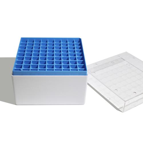 Jual 5ml cryogenic vial box, for 81 vials, polycarbonate , 1pc - Kota ...