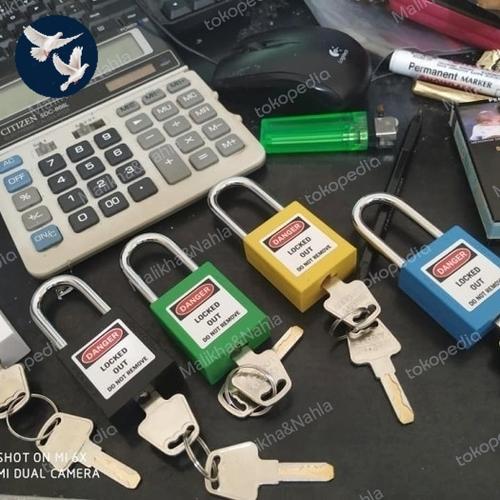 Jual Gembok Safety Loto Padlock Safety Lockout Tagout - Hitam - Jakarta ...