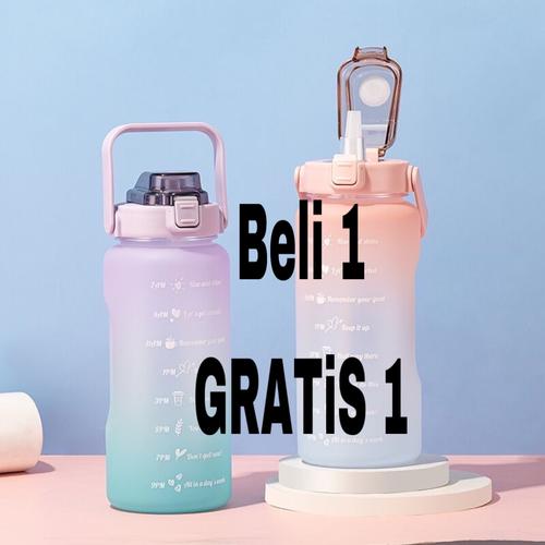 Jual Botol Minum 2L Botol minum 2liter dengan Penanda Waktu / Botol ...