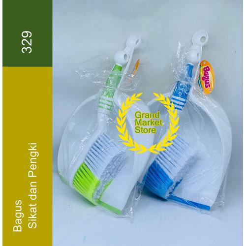 Jual Bagus Sikat dan Pengki (Dustpan and Brush Set) Tipe 329 Sikat ...