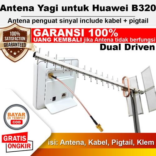 Jual Antena Yagi Extreme 3 Modem Router Wifi Huawei B320 Pengganti Star ...