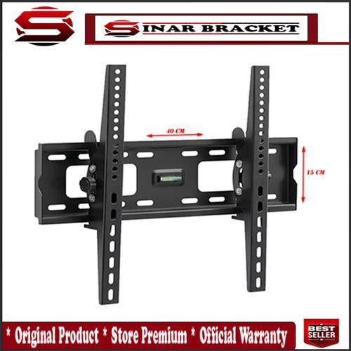 Jual Bracket Breket Braket TV 32 40 42 43 50 55 60 65 Inch, Tilt Universal - 24 - 43 Inch - Kota ...