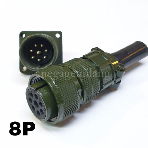 Jual Konektor militer std 5015 8 pin military connector - Jakarta Barat ...