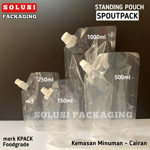 Jual KEMASAN SPOUTPACK KPACK STANDING POUCH SPOUT BENING MINUMAN CAIRAN ...