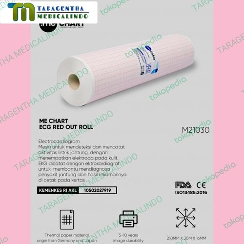 Jual kertas ekg 210mm x 30m / Ecg Paper - Kota Bekasi - TARAGENTHA ...