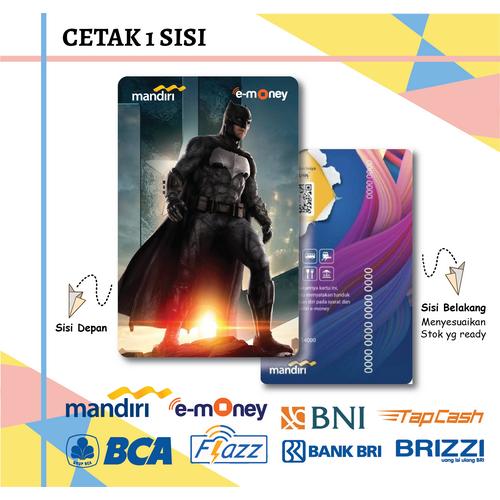 Jual KARTU EMONEY MANDIRI BCA BNI BRI Superhero BATMAN - 1 SISI - BCA ...