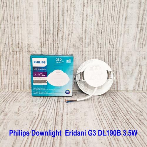 Jual PHILIPS Eridani DL190B 3.5W 3.5 Watt LED3 Downlight LED D 80mm ...