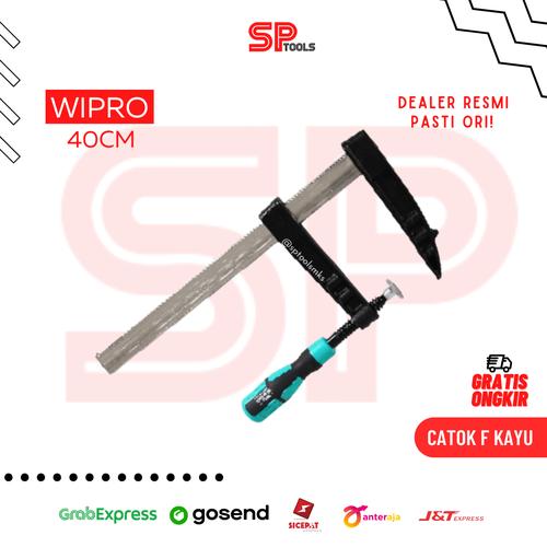 Jual CATOK F KAYU / KLEM / CLAMP JEPIT KAYU MODEL F HEAVY DUTY WIPRO ...