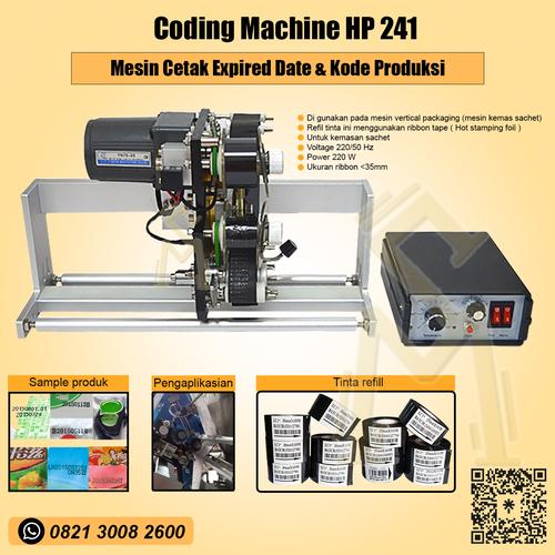 Jual Coding Machine HP 241 Mesin Cetak Expired date dan kode Produksi ...