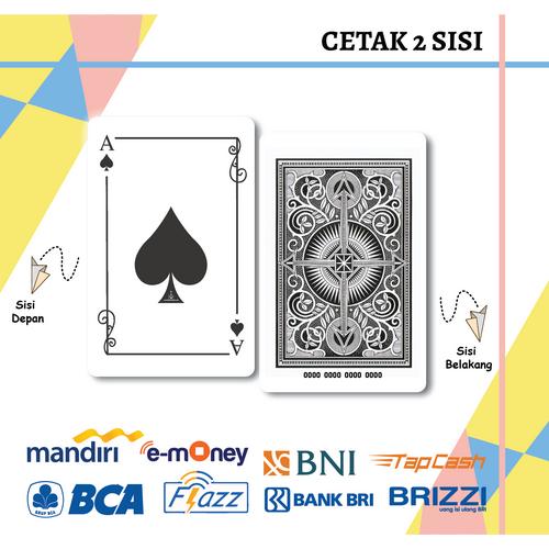 Jual KARTU EMONEY DESIGN REMI AS WARU BLACK MANDIRI BCA BNI BRI - 2 ...