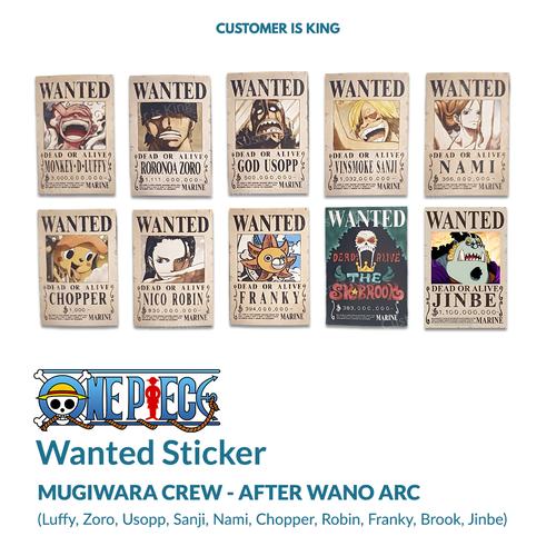 Jual Stiker Sticker One Piece Wanted Bounty Poster Murah Banyak Varian ...