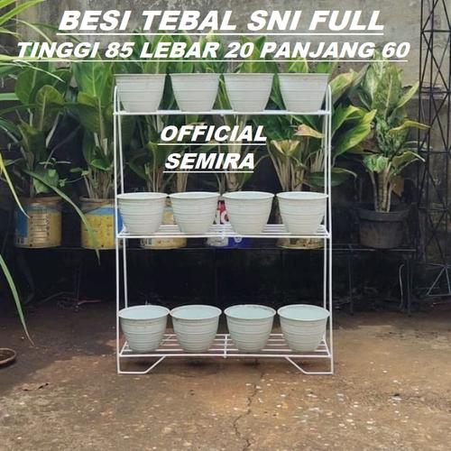Jual Rak Besi Pot Bunga 3 Susun Tanaman Hias/RAK SEPATU MODERN/STANDING ...