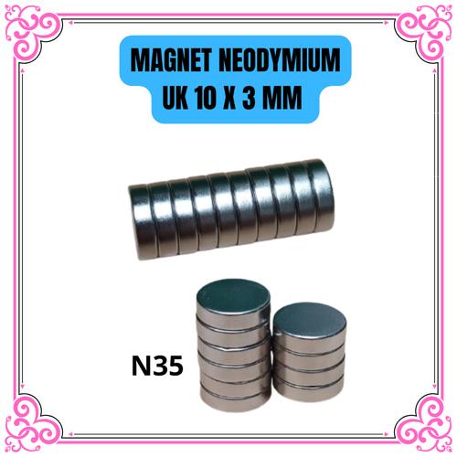 Jual Magnet Neodymium Round 10x3MM / Bulat Coin 10 x 3 mm N35 Mahnet 10 ...