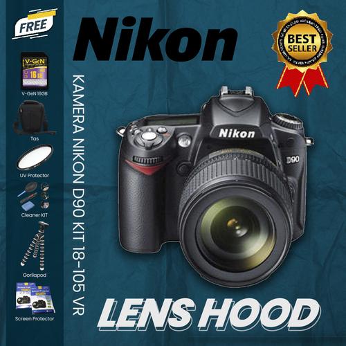 Jual KAMERA NIKON D90 KIT 18-105 VR - Jakarta Utara - Lenshood_NEW ...