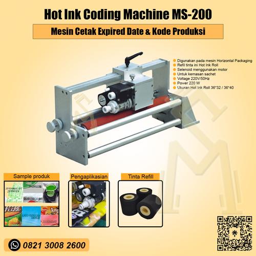 Jual Hot Ink Coding MS-200 - Shenlong Mesin Cetak Kadaluarsa Expired ...