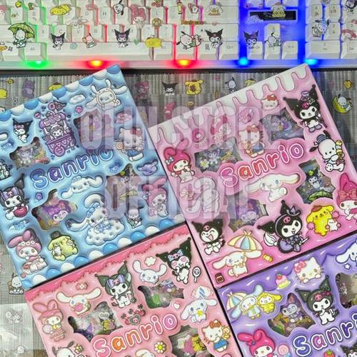 Promo Sticker Sanrio karakter 3D Stiker Lucu Viral Isi 100 lembar ...