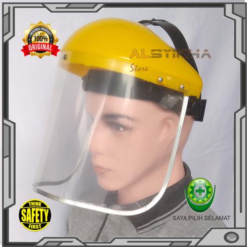 Jual Full Face Shield Safety Muka APD pelindung wajah Gerinda Visor ...