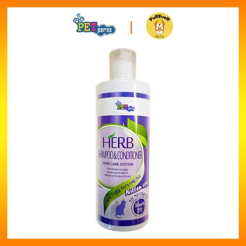 Jual Petperss Herb Shampoo & Conditioner Kitten Cat - Sampo Kucing [300 ...