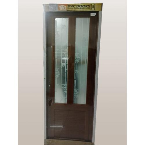 Jual Pintu PVC UV 2 Kaca Motif Bambu Uk 80 x 210/PINTU RUMAH/PINTU ...