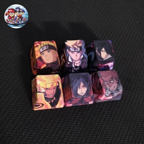 Jual Custom Keycaps Mechanical Keyboard NARUTO All Character - Kab ...