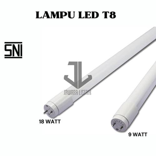 Jual LAMPU LED T8 MURAH 9 WATT DAN 20 WATT BESERTA KAP 60CM DAN 120CM ...