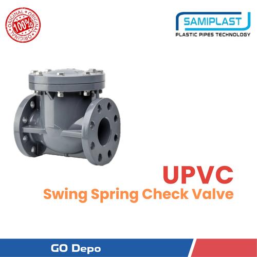 Jual SAMIPLAST UPVC Swing Spring Check Valve EPDM seal/o-ring ANSI ...