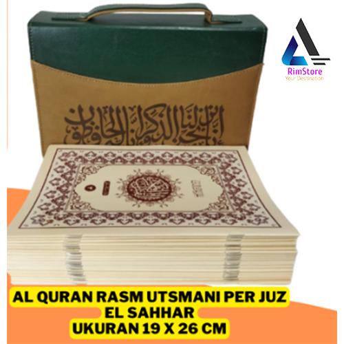 Jual AL QURAN PER JUZ A4 RASM UTSMANI EL SAHHAR UKURAN 19 X 26 cm ...