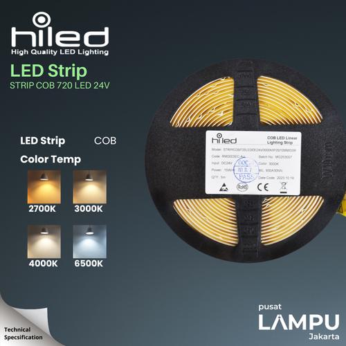 Jual HILED LED Strip/COB/720LED/DC24V/IP20 - 4000k - Jakarta Pusat ...