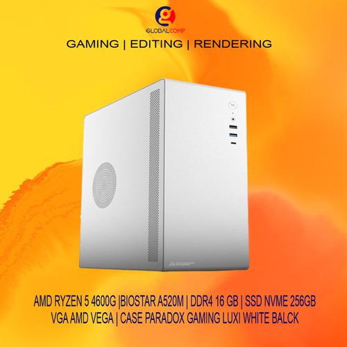 Jual PC Gaming Editing Render AMD Ryzen 4600G | Ram 8 GB | SSD NVME 256 ...