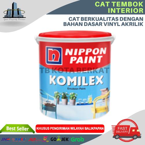 Jual CAT NIPPON PAINT KOMILEX EMULSION PAINT GALON (5 KG) BLUE - 1690 ...